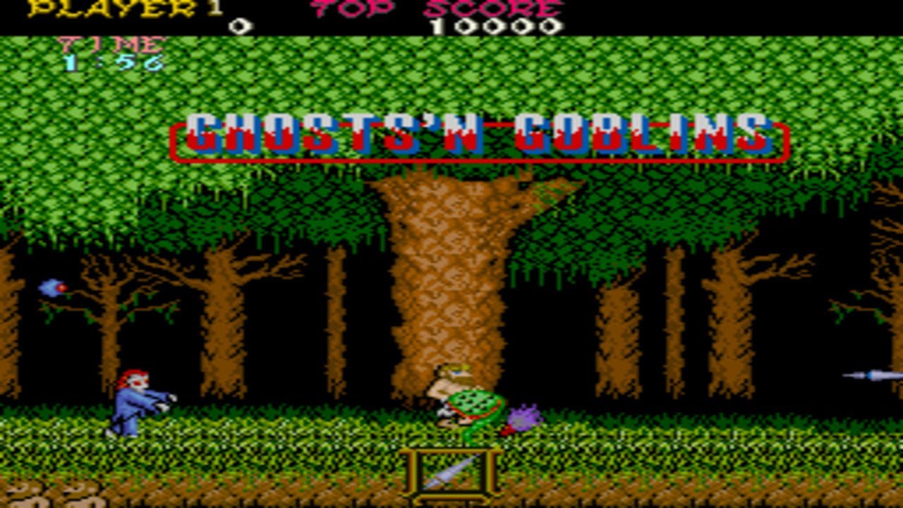 Ghosts'n Goblins Arcade Playthrough - YouTube