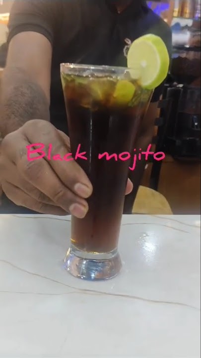 Black mojito #drink #mocktail #mojito #sanjay#patna - YouTube