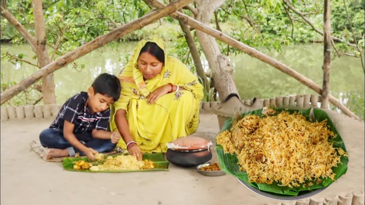 popi kitchen eating chicken biriyani - YouTube