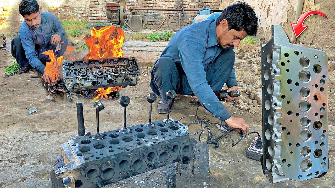 How to repair Dead Head Restoration | How To RestoreCylinder Head ...