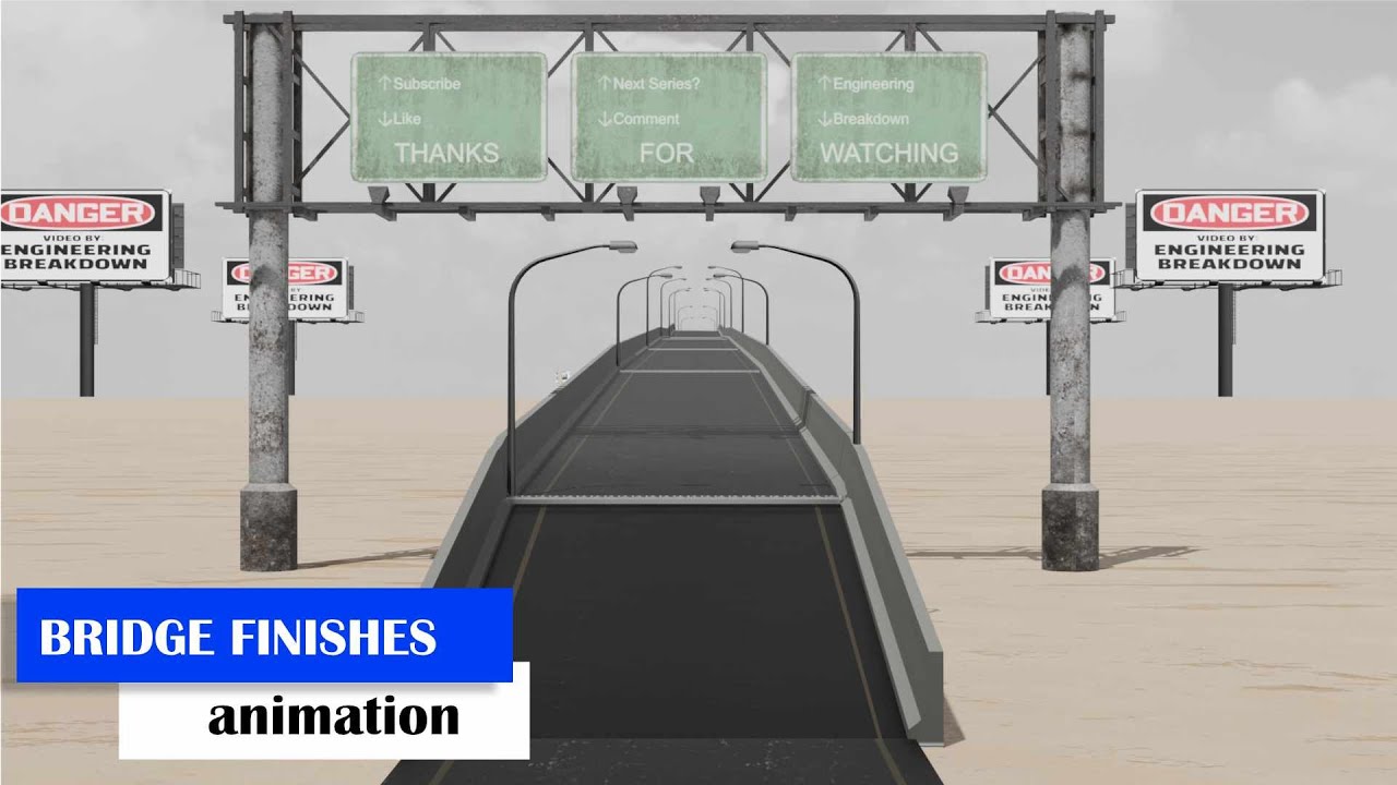 Bridge (Part - 12) - Bridge Finishes Animation - Step by Step - YouTube