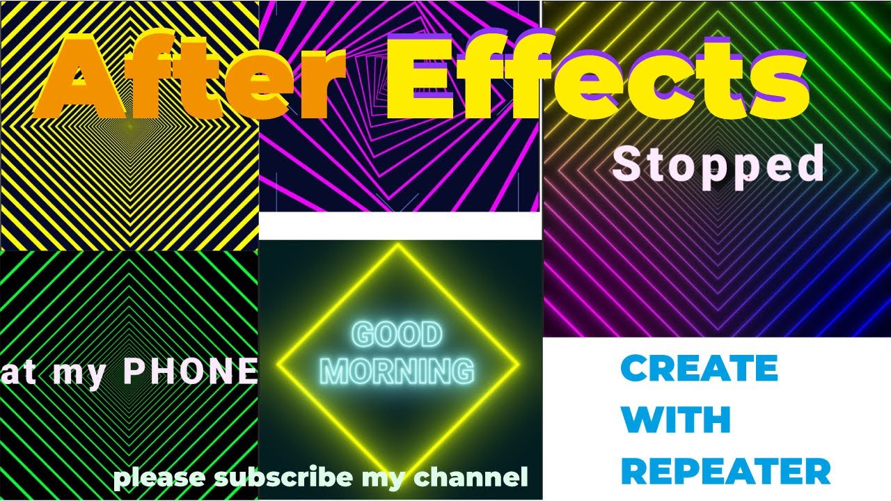 ️after effects tutorial. basic after effects tutorial || tech video ...