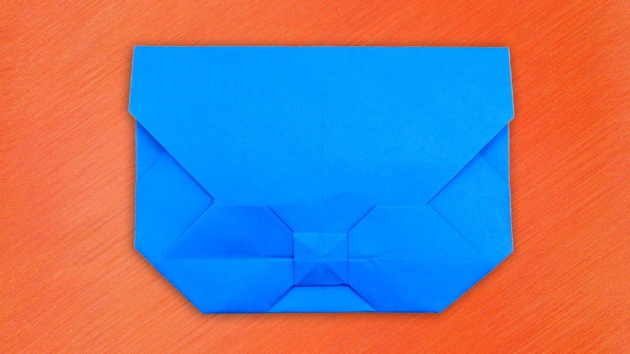 Easy Origami Bow Envelope Tutorial || How To Make a Paper Bow Envelope ...