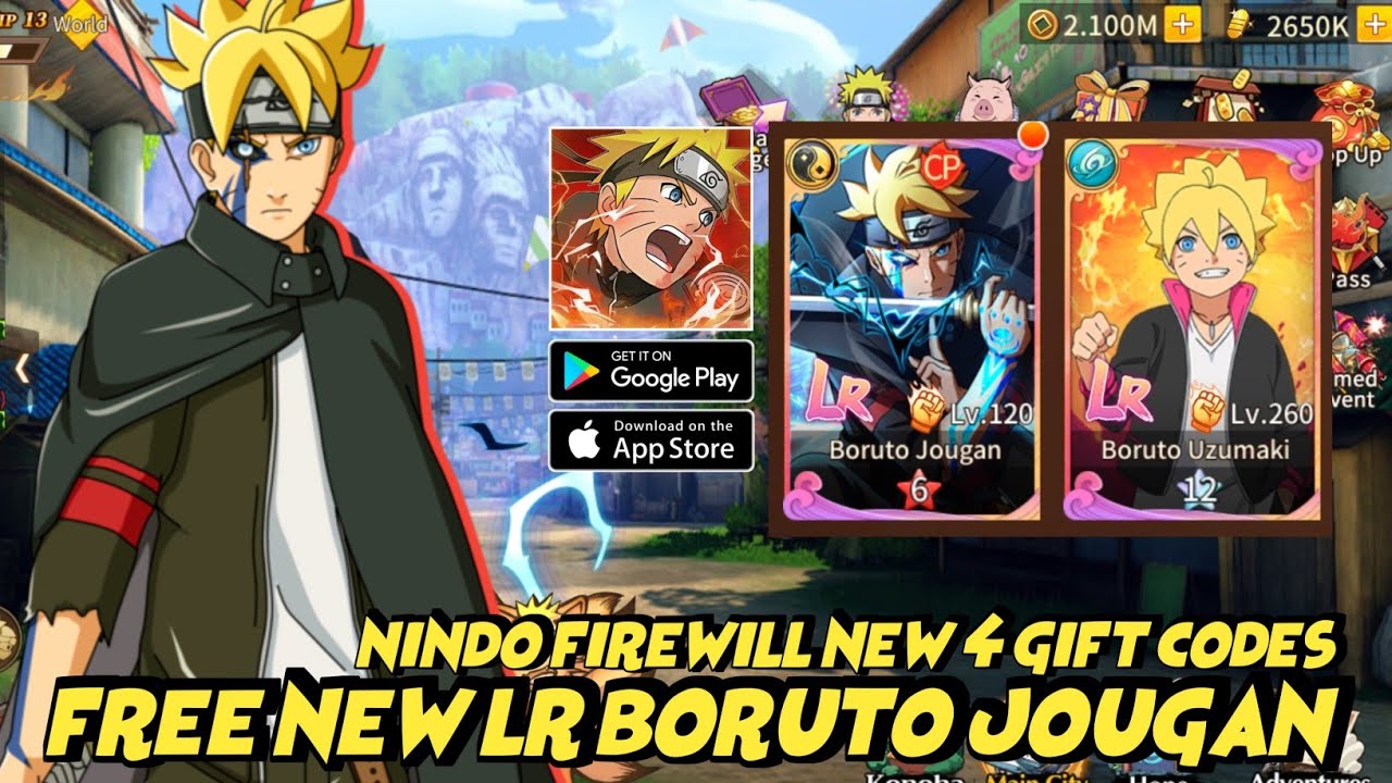 Nindo Firewill ENG P-Server Free New LR Boruto Jougan & 4 New Codes ...