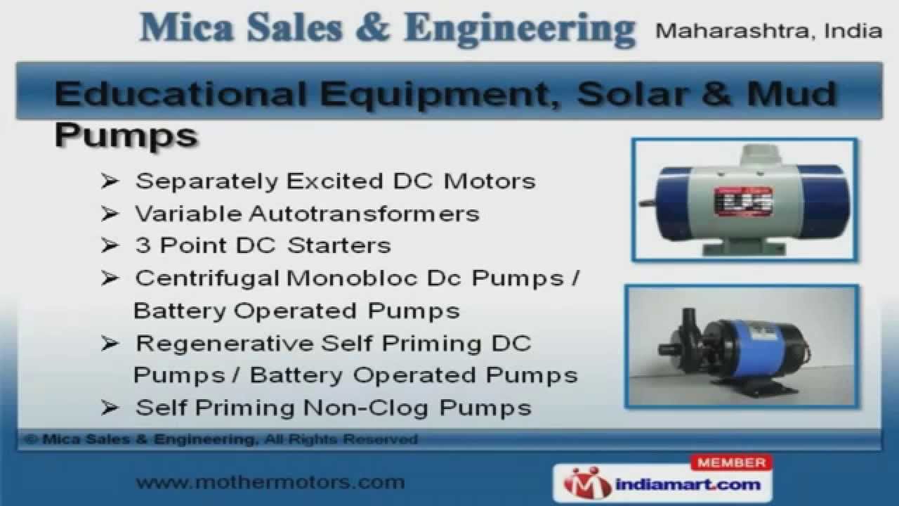Motors & Pumps by Mica Sales & Engineering, Pune - YouTube