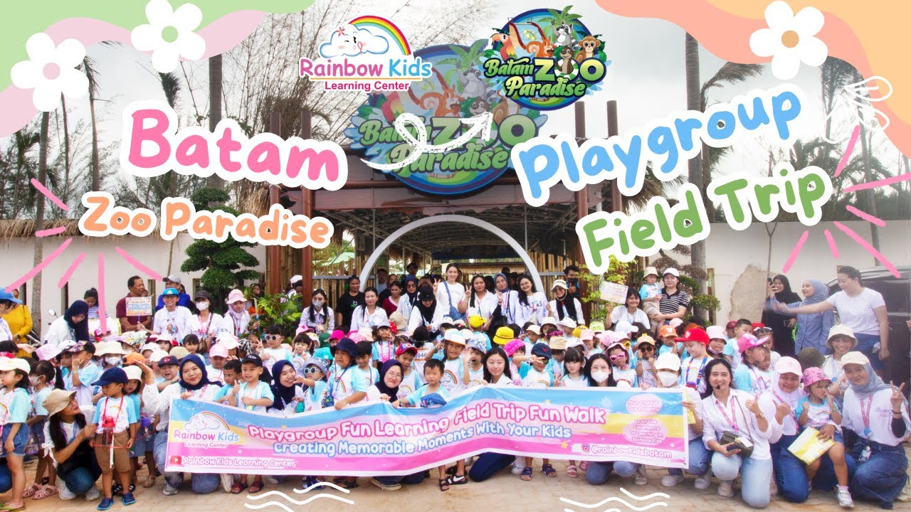 Batam zoo paradise bengkong field trip by Rainbow Kids Batam - YouTube