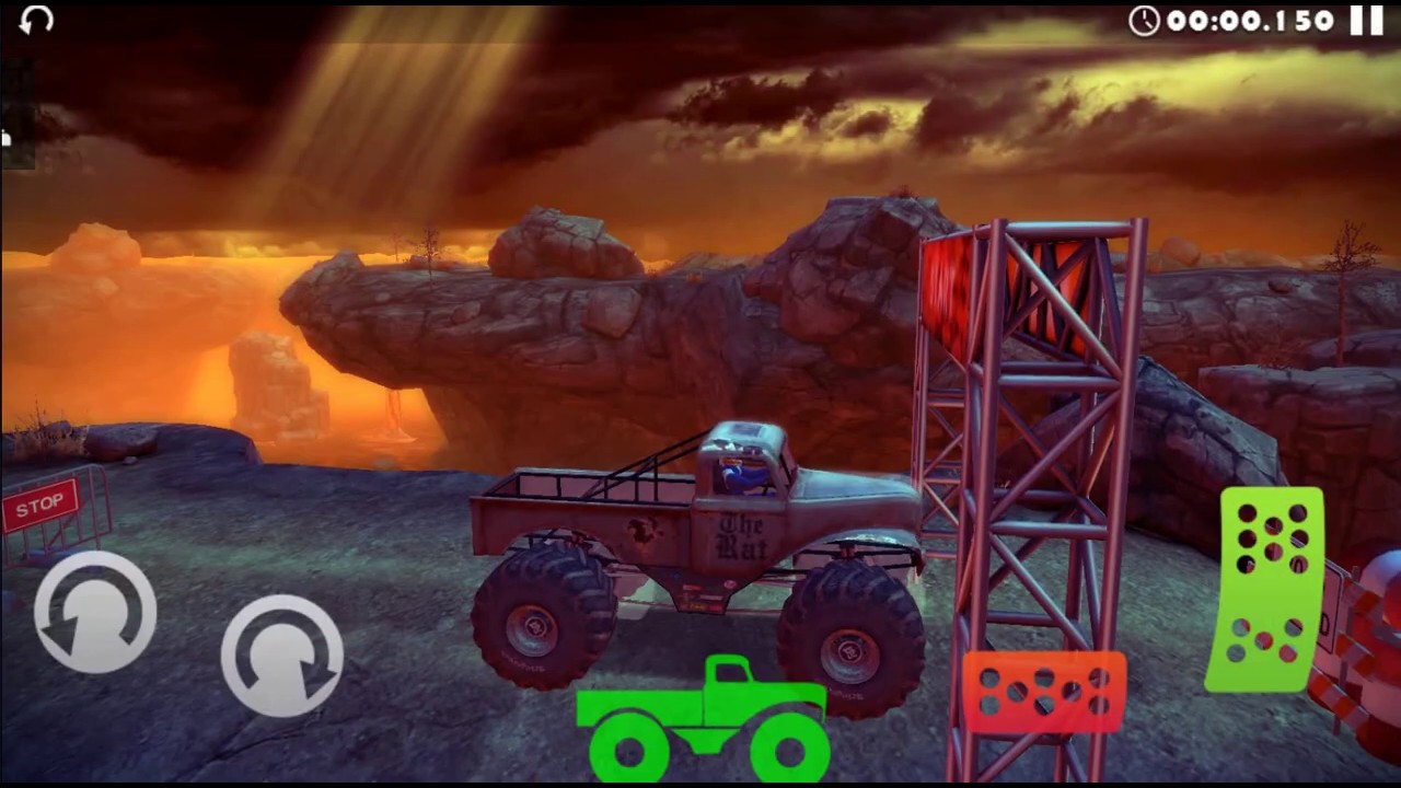 Truck off road 4x4 Climbing Mountains. Android Game Play HD. - YouTube