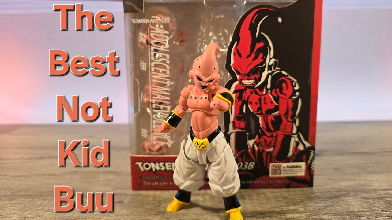 Tonsen Art Toys Adolescent Malevolence Review aka Not SHF Kid Buu - YouTube