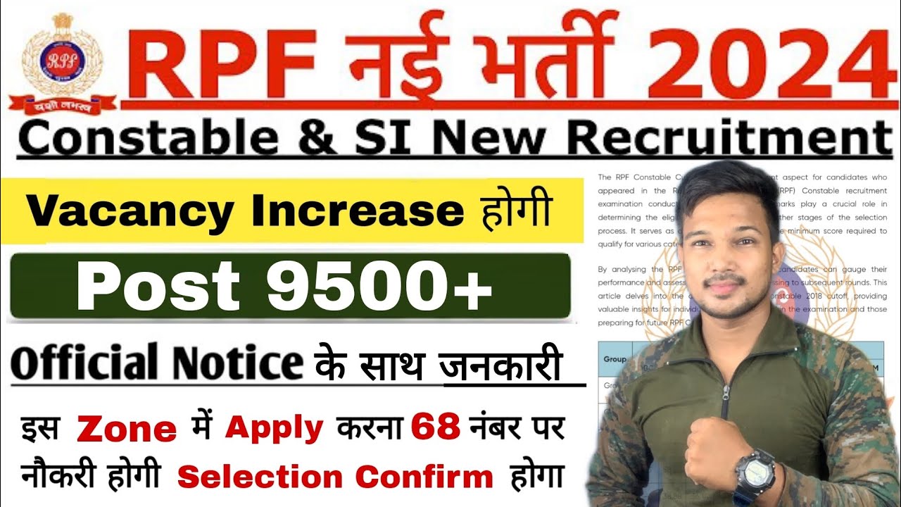 RPF Recruitment 2024 में और Vacancy बढ़ेंगी? RPF Vacancy Increase 2024 ...
