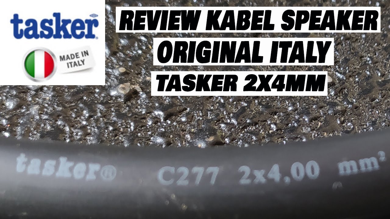 REVIEW KABEL SPEAKER TASKER YANG DI GUNAKAN MINIATUR - YouTube