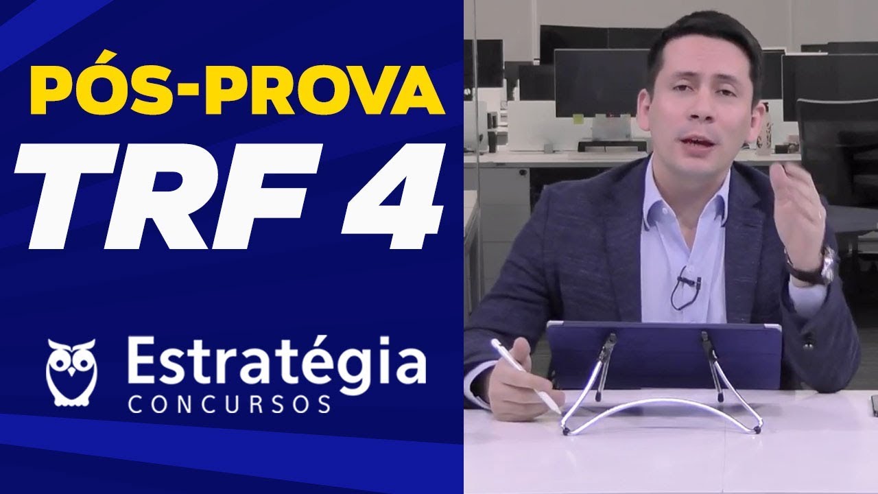 Concurso TRF 4: Análise Pós-Prova TRF 4 - YouTube