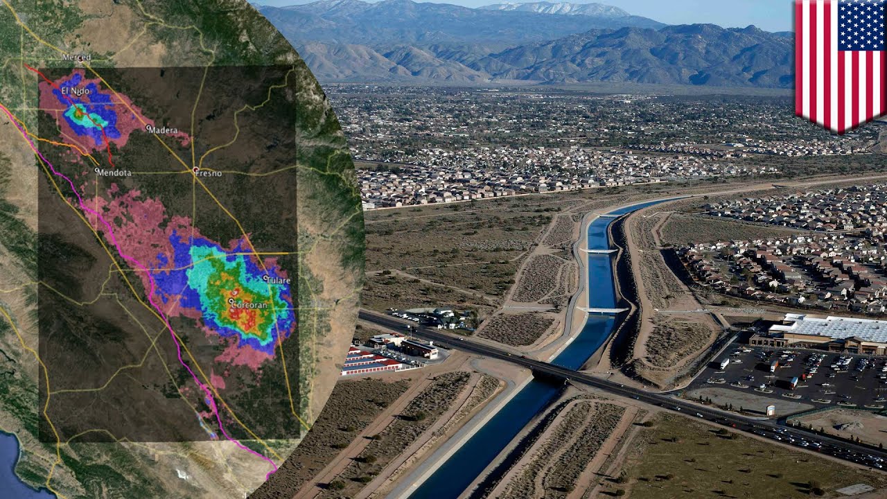 California’s Joaquin Valley sinking by up to 2 inches each month, says ...