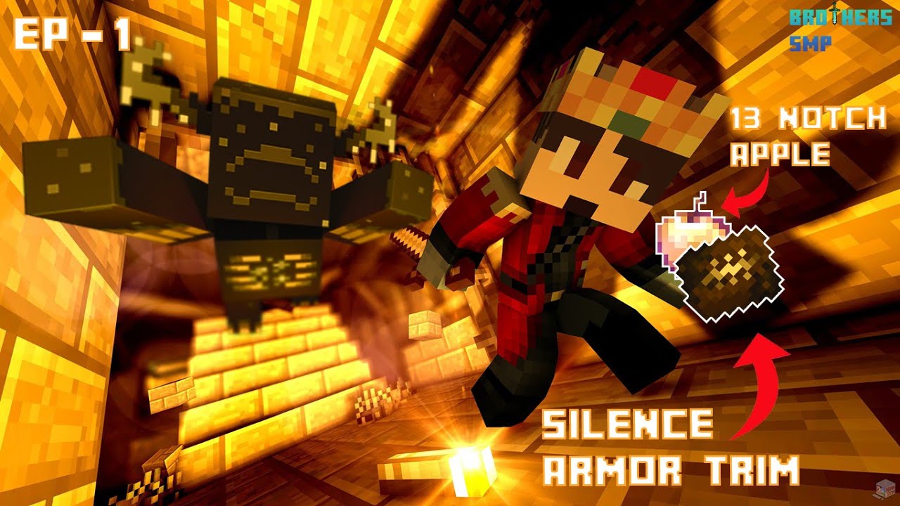 Silence Armor Trim Hunt: Brother's SMP Episode 1 - YouTube