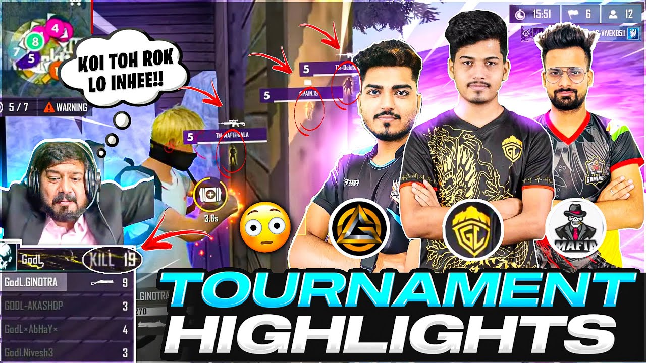 Back To back Rush 🤯 | tournament Highlights | TM. CE. GG. GODL. PVS ...