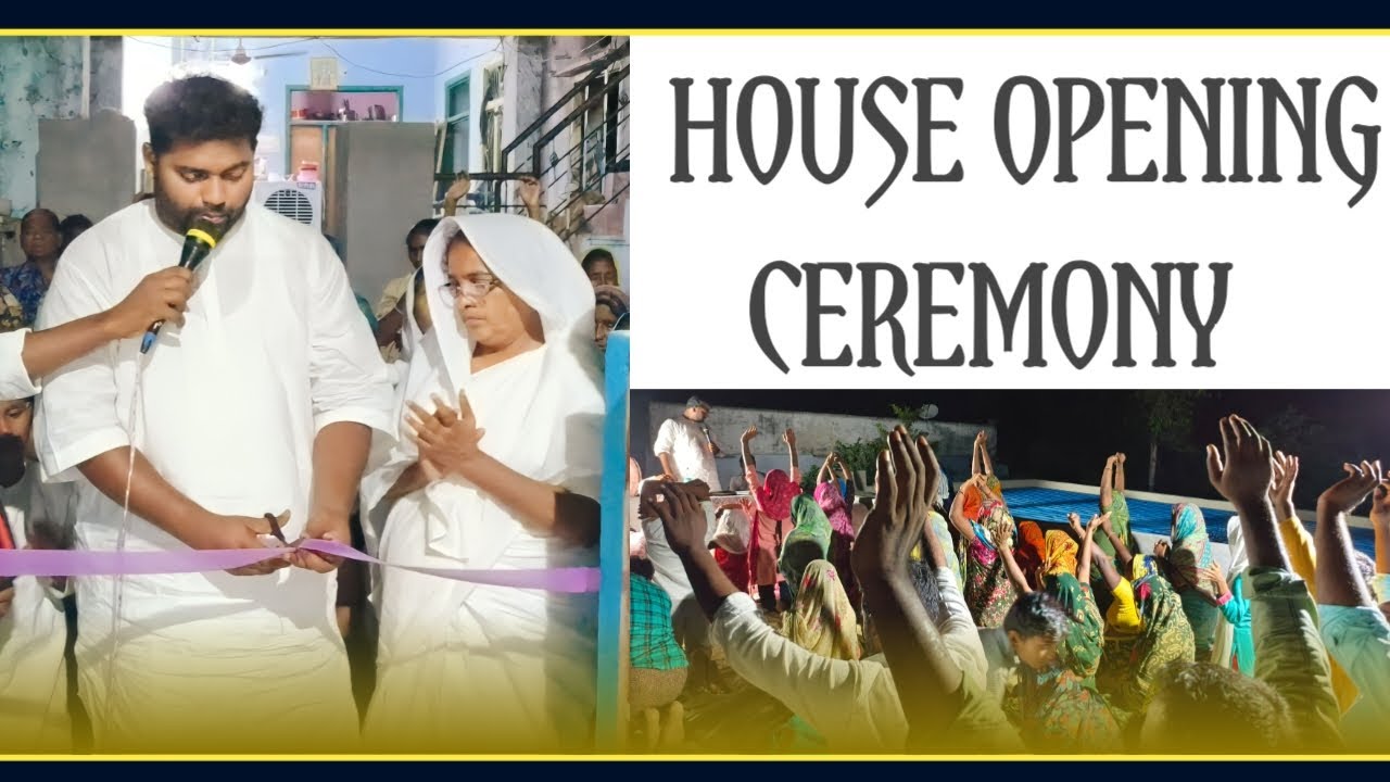HOUSE OPENING CEREMONY /ABHISHEKANNA /SHALOMMINISTRIESMACHERLA /RENTALA ...