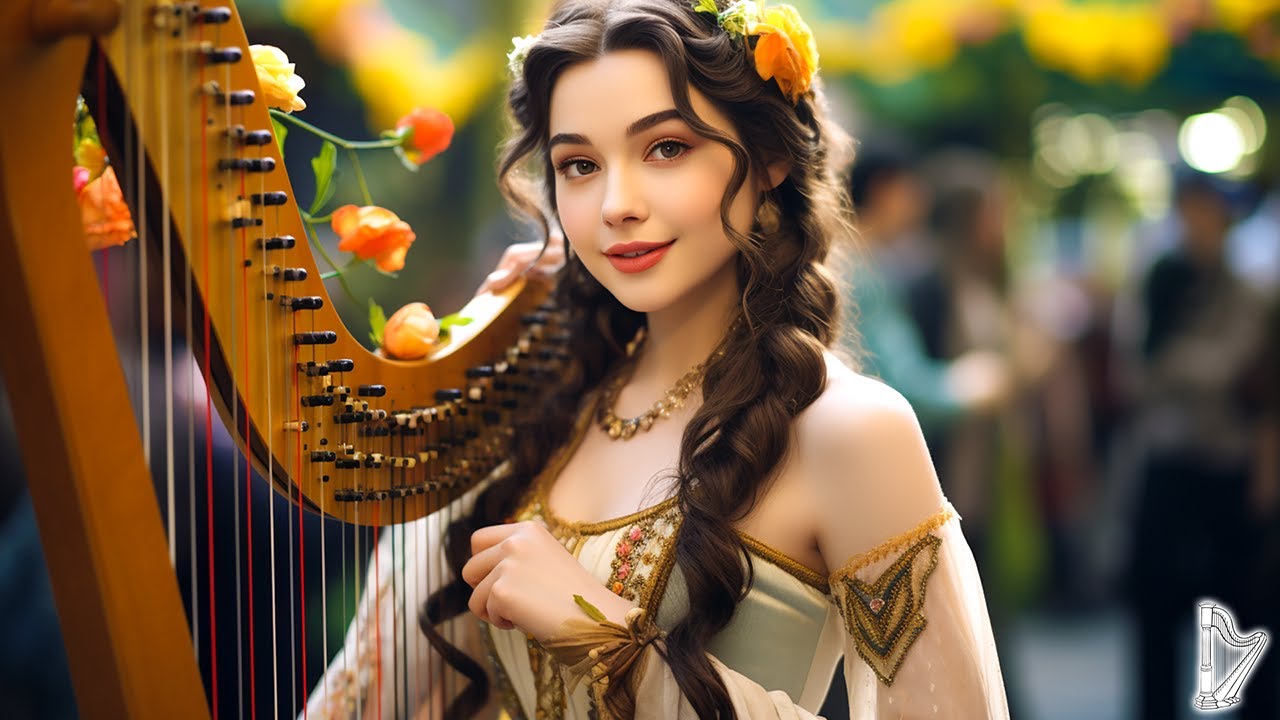 Healing Harp Music - Relaxing Harp Music, Soft Music - Heavenly Harp ...