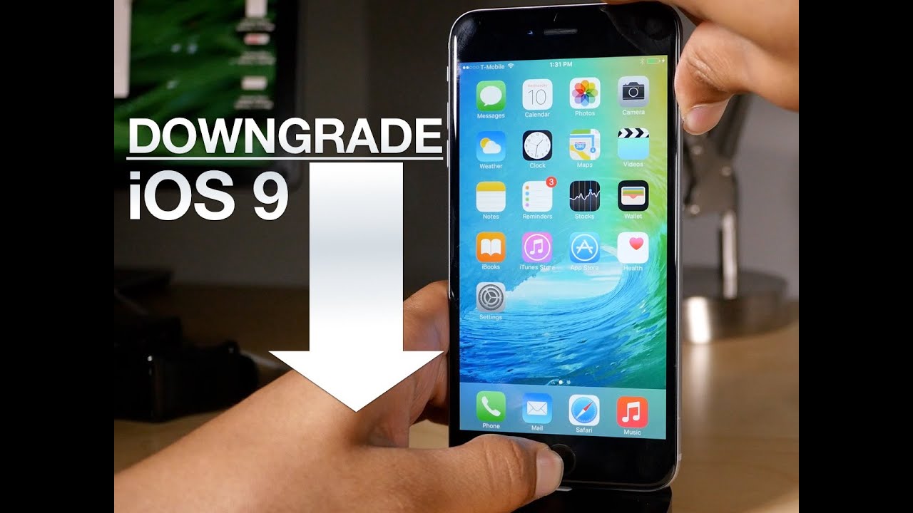 How to DOWNGRADE iOS 9 beta 1 to iOS 8.3 - YouTube