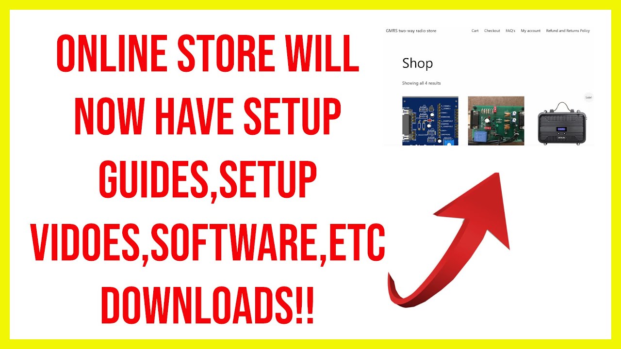 🔺 online store will now have set up & Troubleshooting guides, setup ...