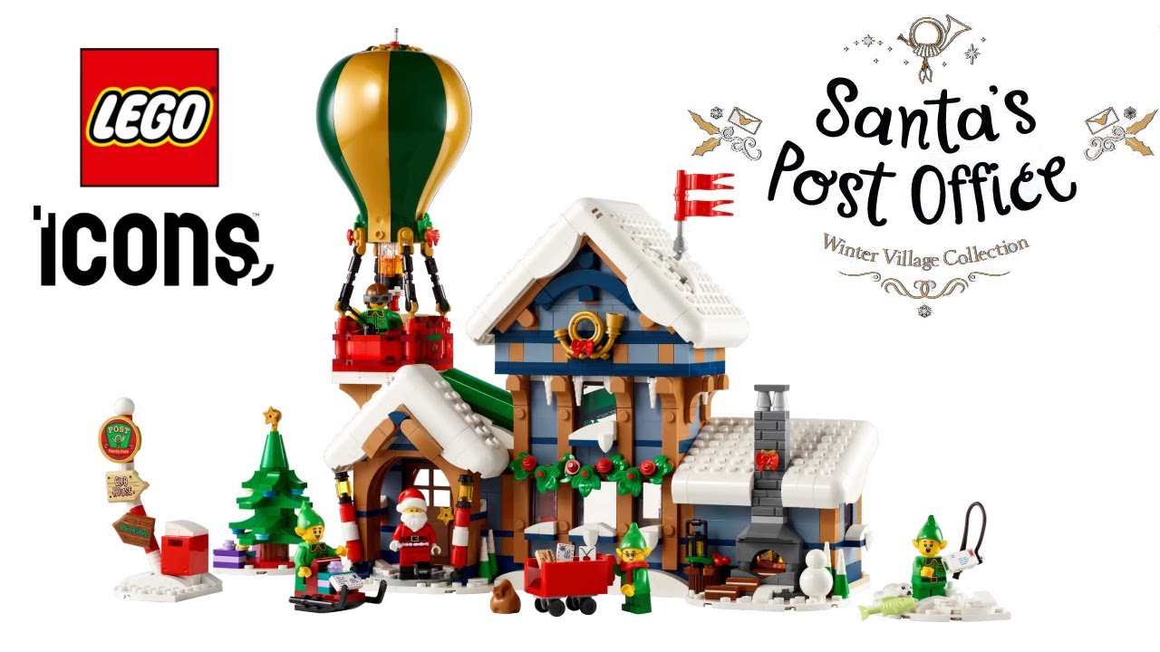 LEGO® ICONS Postamt des Weihnachtsmanns (10339) - Speed build - YouTube