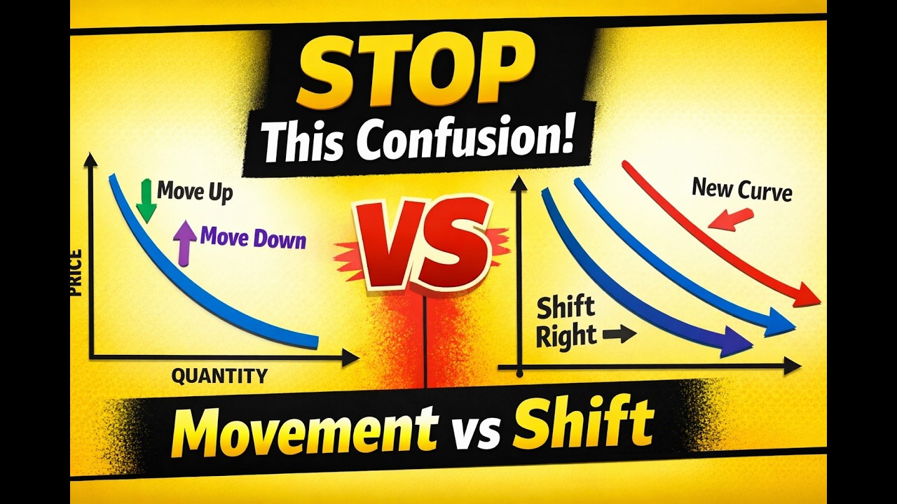Movement vs Shift in Demand Curve | Economics Made Super Easy 📈 | UGC ...