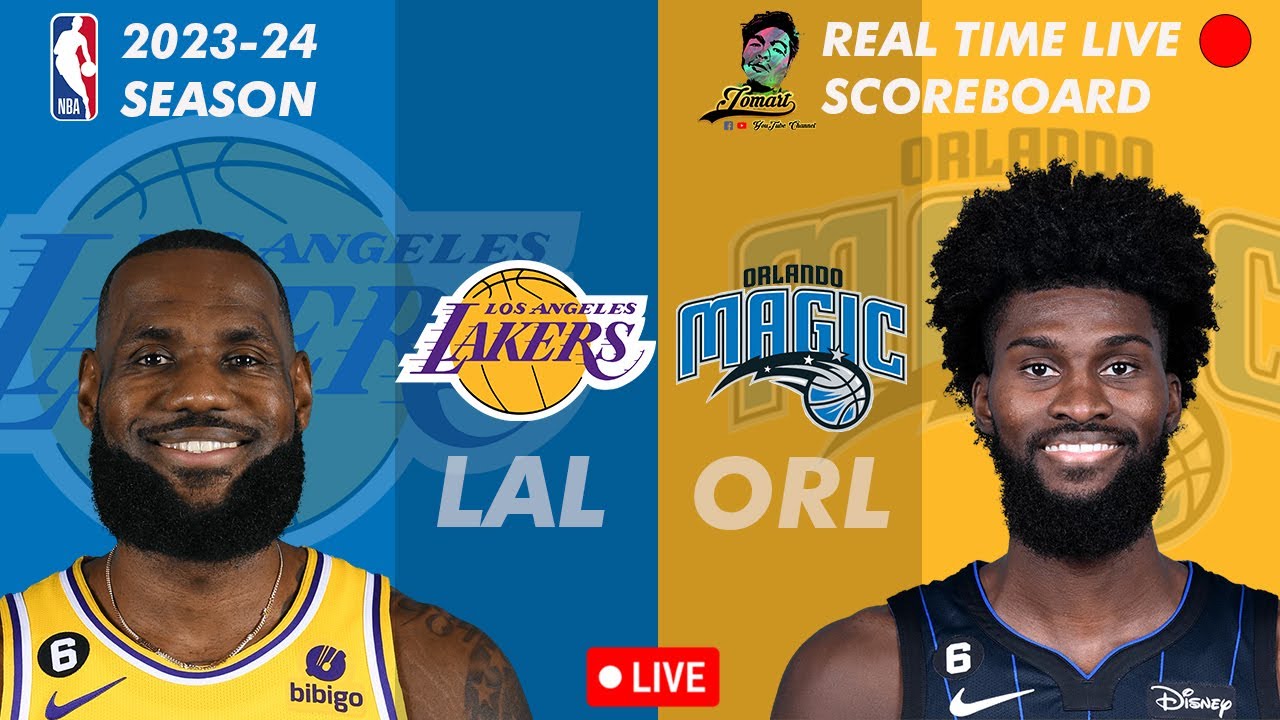 LIVE🔴Los Angeles Lakers Vs Orlando Magic NBA Season 2023-24 | NBA Live ...