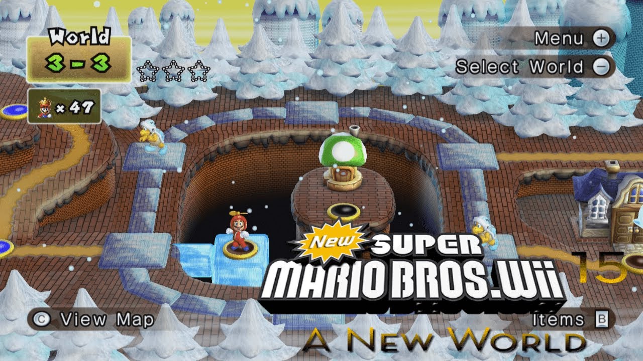 NSMBW 15 A New World #6 Walkthrough 100% - YouTube