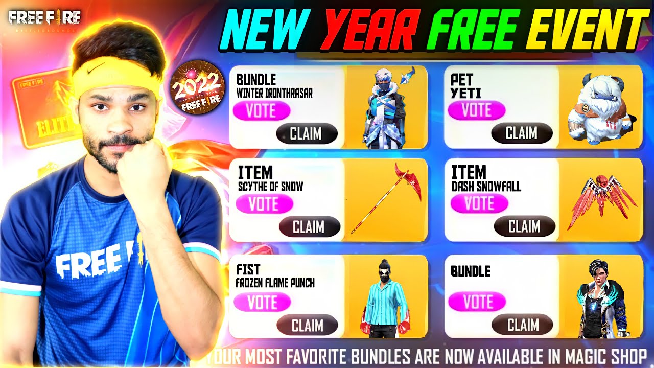 Free Fire New Year Event | Official Free Fire Event | Garena free fire ...