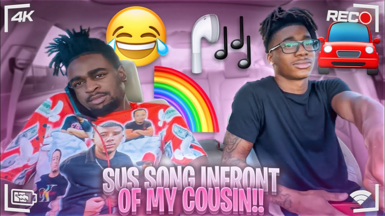 Playing “SUS” music infront of my cousin to get his reaction 😂🌈 - YouTube