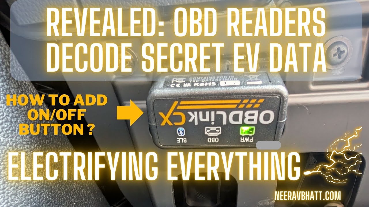 Revealed: OBD Readers Decode Secret EV Data - YouTube