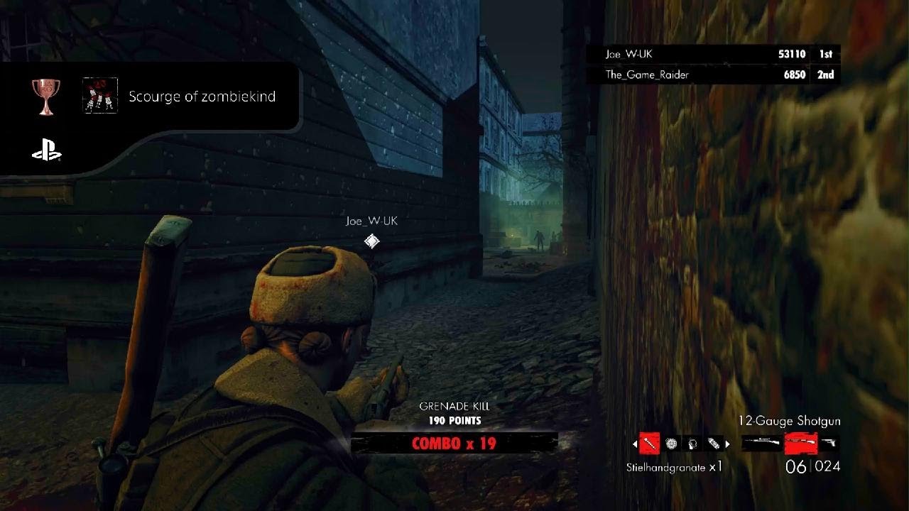 Zombie Army Trilogy, Scourge Of Zombiekind, Trophy Capture PS5 Gameplay ...