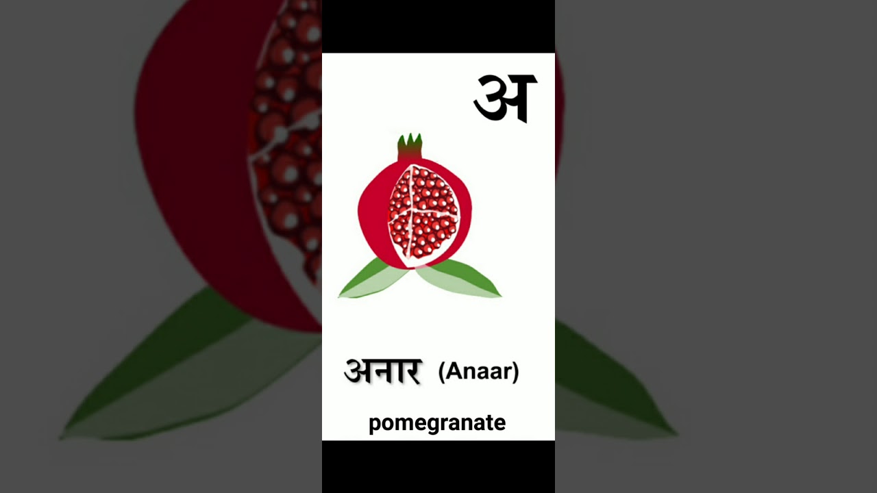 Hindi swar letters part-1 - YouTube