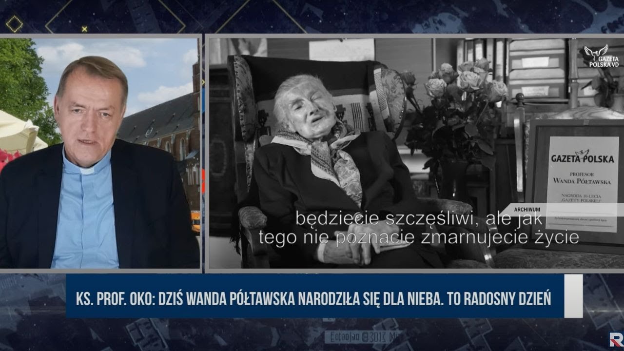 ks. prof. Oko: Wanda Półtawska – santa subito! | W Punkt 2/2 - YouTube