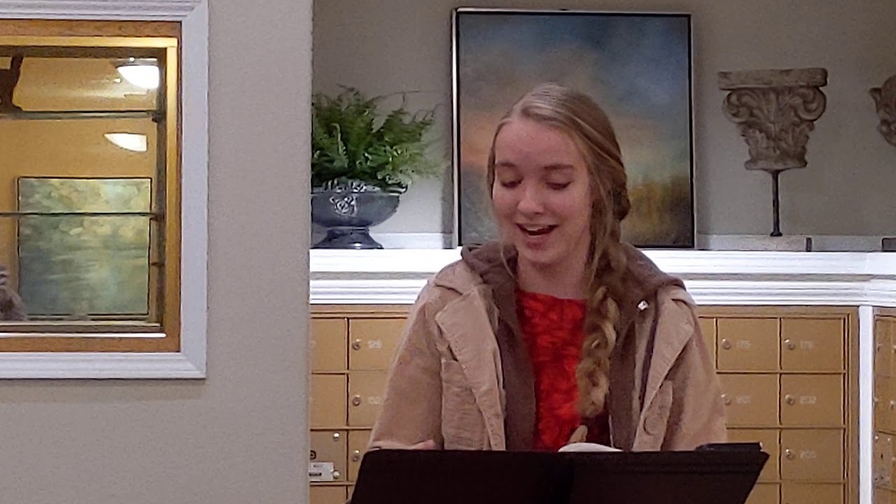 "Be Thou My Vision" sung by Abigail Atkins (I accidentally started ...