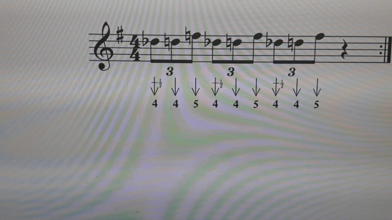 Triplet practice a C harmonica - YouTube