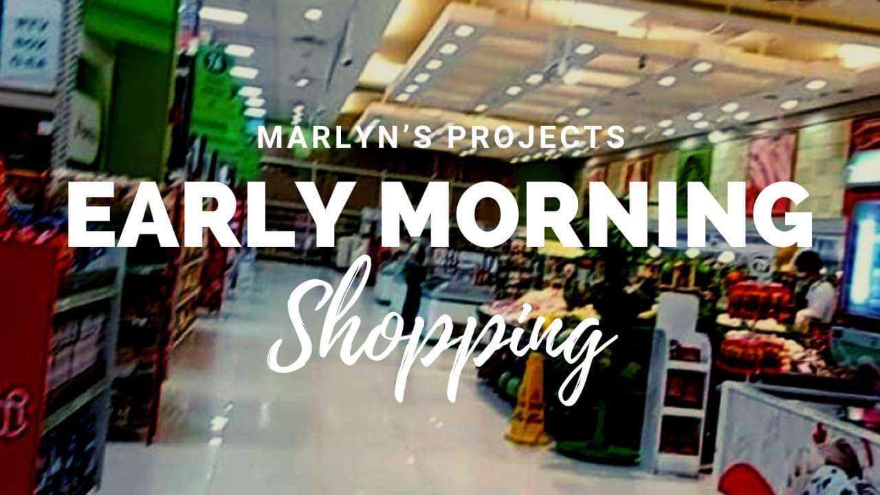 EARLY MORNING SHOPPING - YouTube