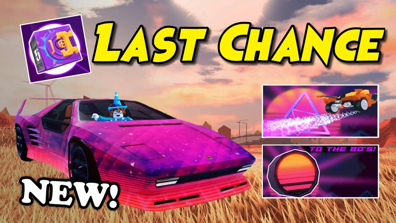 LAST CHANCE! This is the 80s Supercar (Roblox Jailbreak) - YouTube