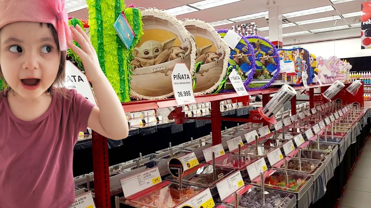 Bulk Barn Snack and Halloween Baking Stuff Trip 😋Elena and Nico go to ...