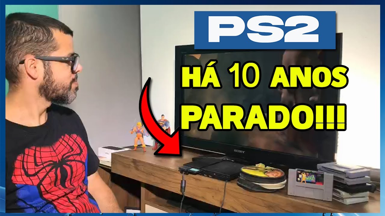 PS2 na CAIXA há 10 ANOS sem LIGAR + 7 MIL JOGOS!!! - YouTube