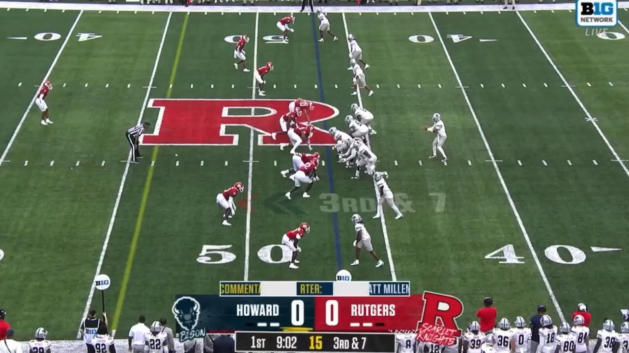 Every score for Rutgers in 44-7 win over Howard - YouTube
