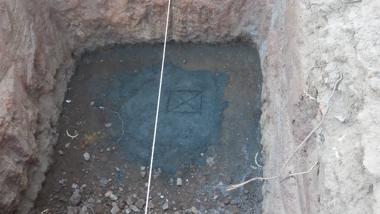 Column placing outer to inner in foundation detail structure design ...