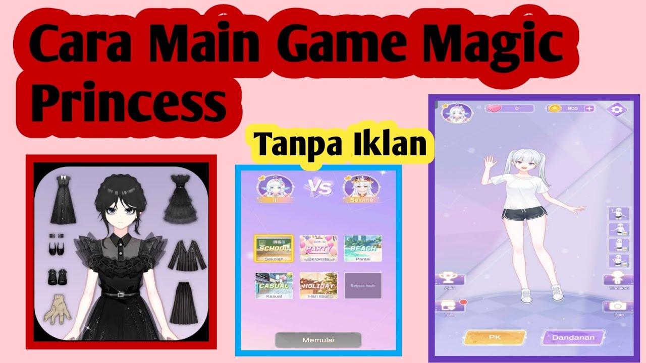 Cara Main Game Magic Princess | Cara Menggunakan Aplikasi Magic ...