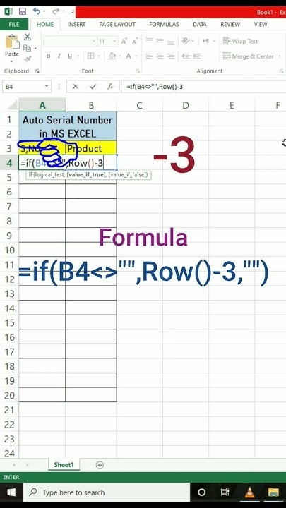 Ms Excel Tricks. Ms Excel Formula. Auto Serial Number in Excel #ytshort #tricks #exceltutorial ...