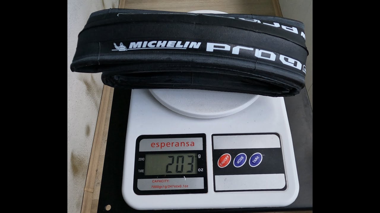 Michelin Pro4 Service Course V2 Folding Tire Unboxing and Weight - YouTube