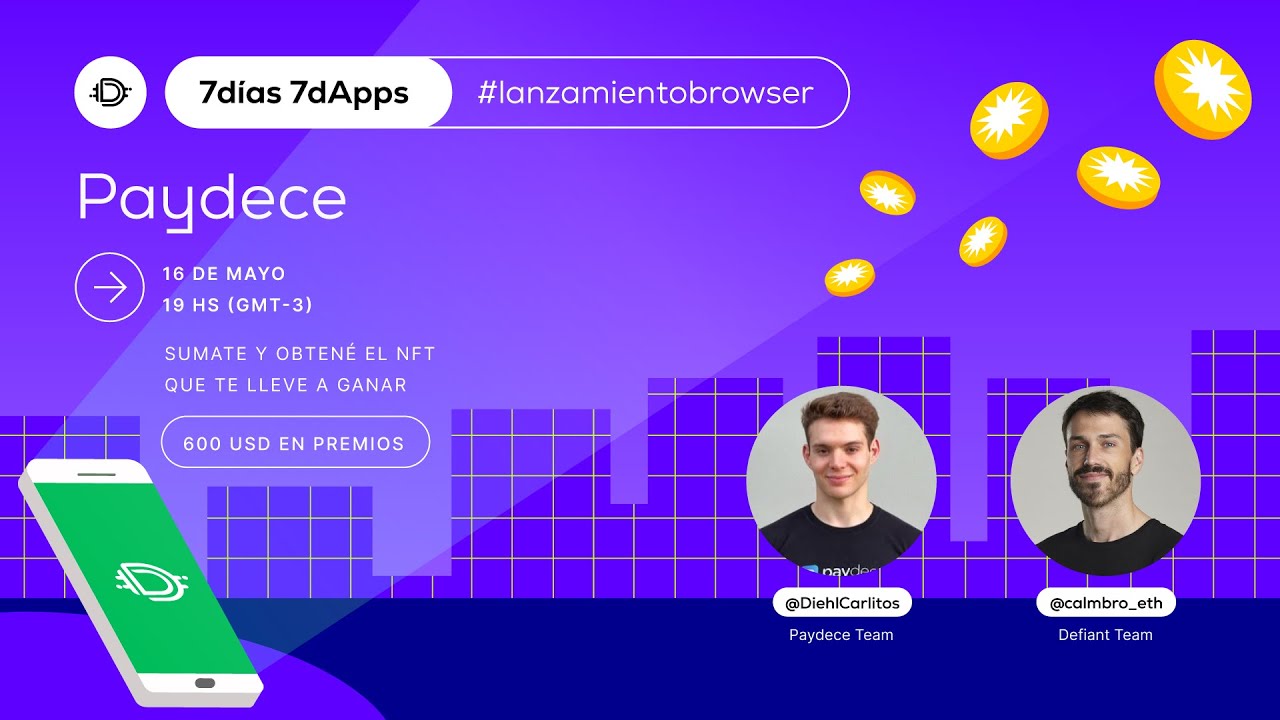 7 días 7 dApps: Paydece P2P - YouTube