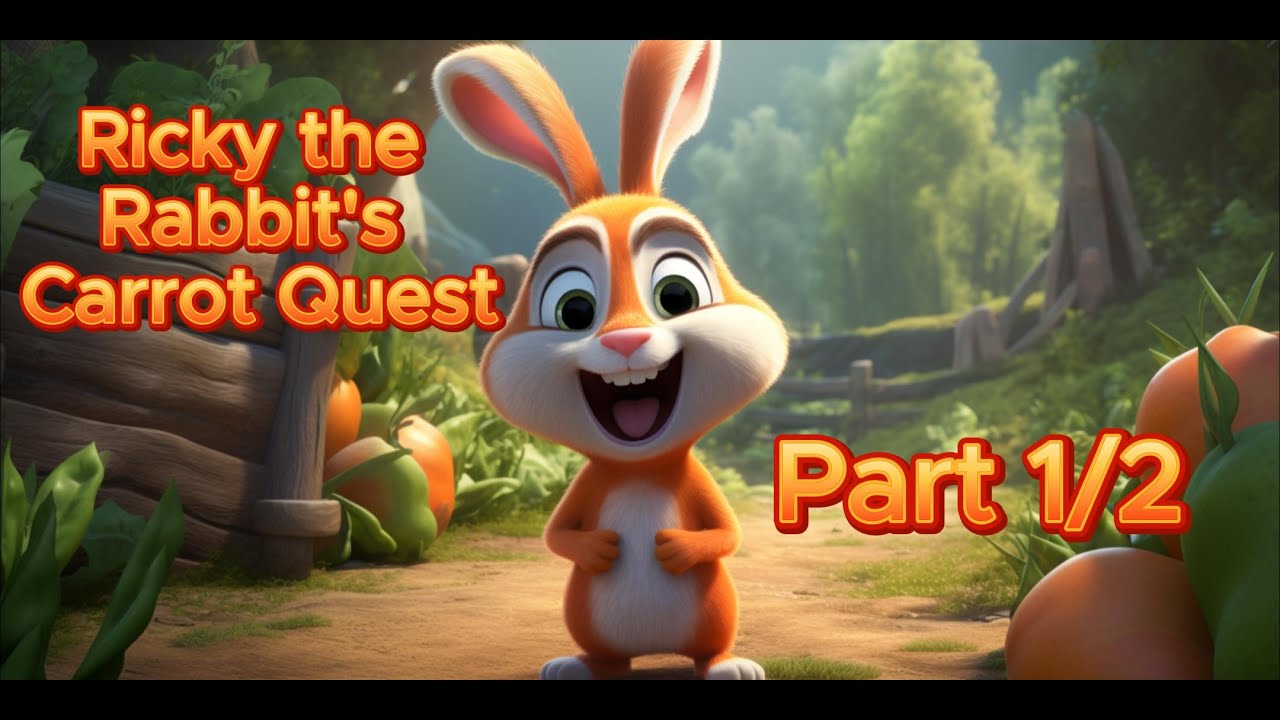Story For Kids: Ricky the Rabbit's Carrot Quest (Part 1/2) - YouTube