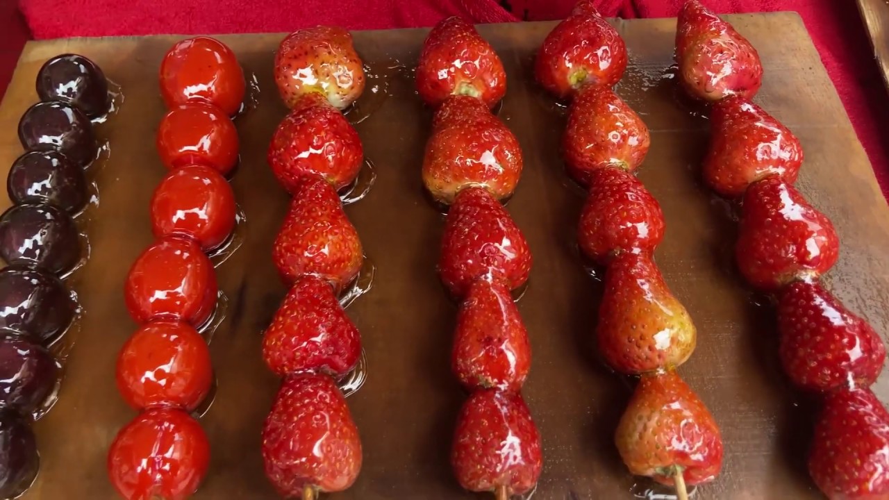 老北京美食 不仅仅是山楂 各种水果 小编挑花眼 Old Beijing cuisine is not just hawthorn ...