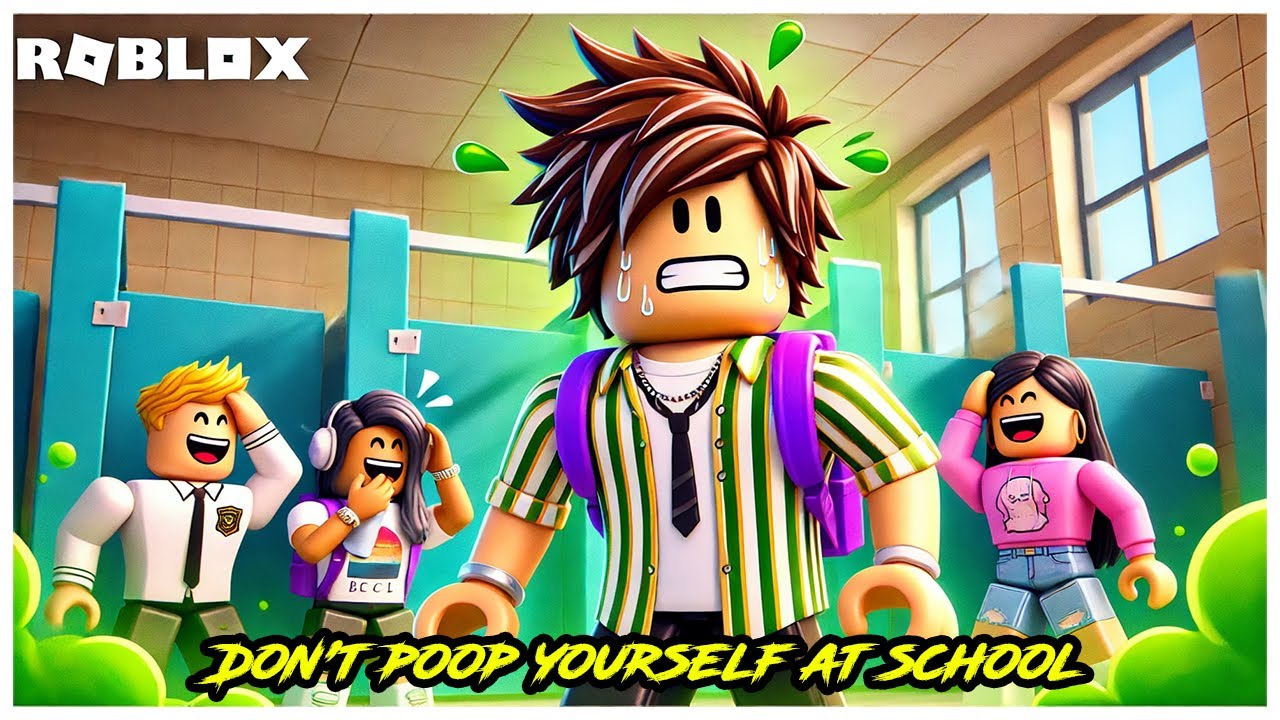 Don't Poop Yourself at School In Roblox | Ultimate Obby Challenge ...
