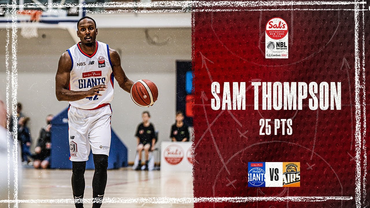 Sam Thompson 25 POINTS vs. Taranaki Airs - YouTube