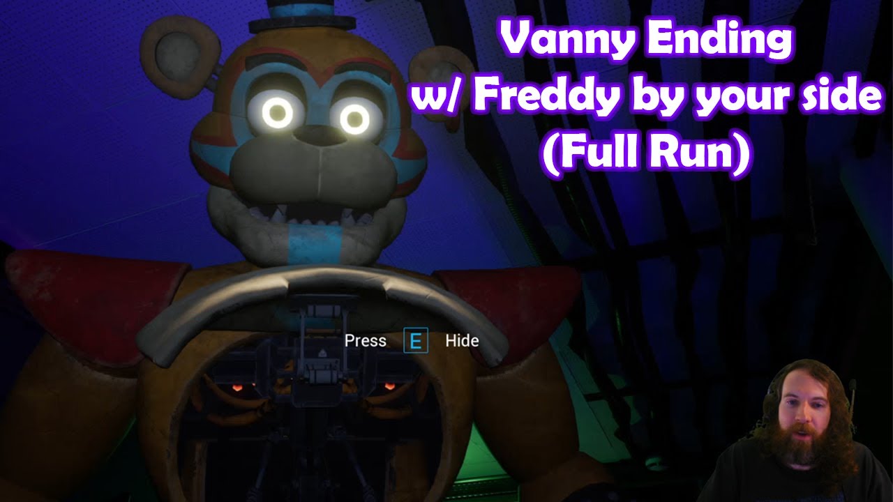 FNaF Security Breach - Vanny Ending with Freddy By Your Side - Full Run ...