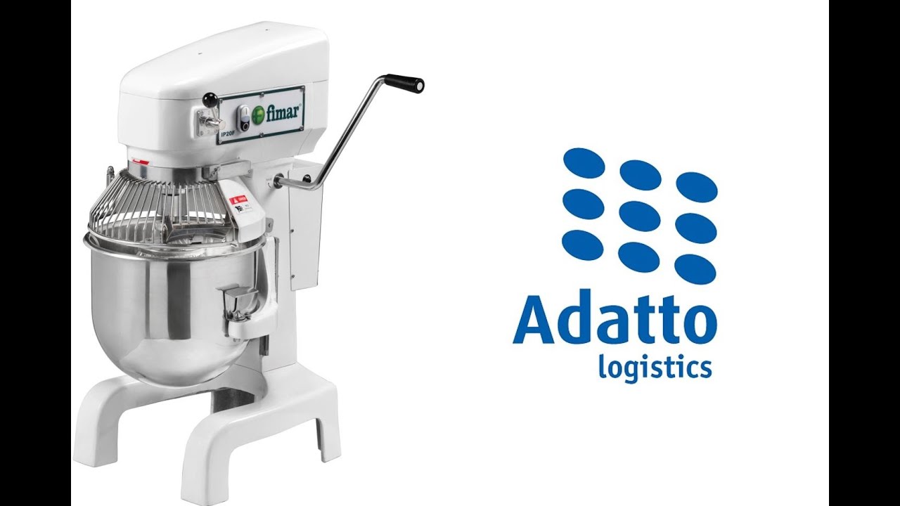 Impastatrice planetaria Professionale IP20F by Adatto - YouTube